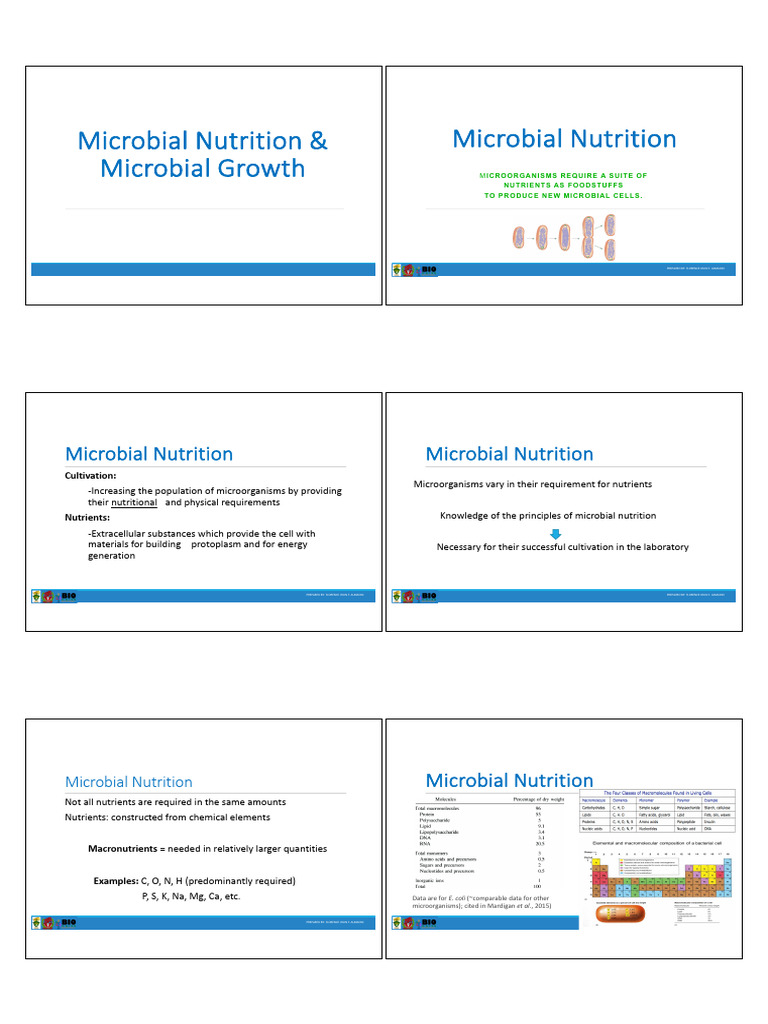 Microbial Growth | PDF | Growth Medium | Microorganism