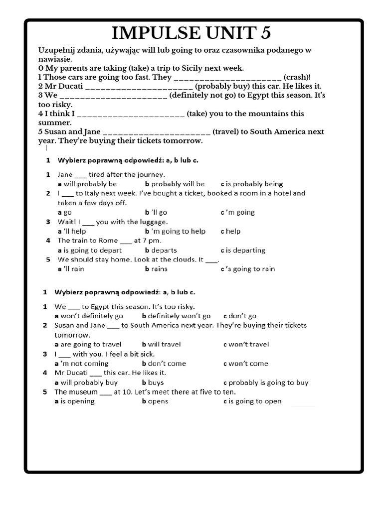 Unit 5 cz.1 | PDF