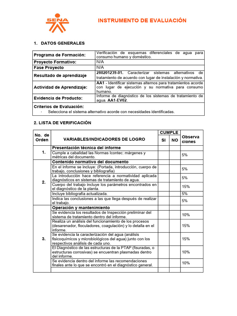 Ie Aa1 Ev02 | PDF | Evaluación | Agua