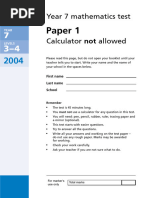 Year 6 Mathex Questions and Answers | PDF | Teaching Methods & Materials