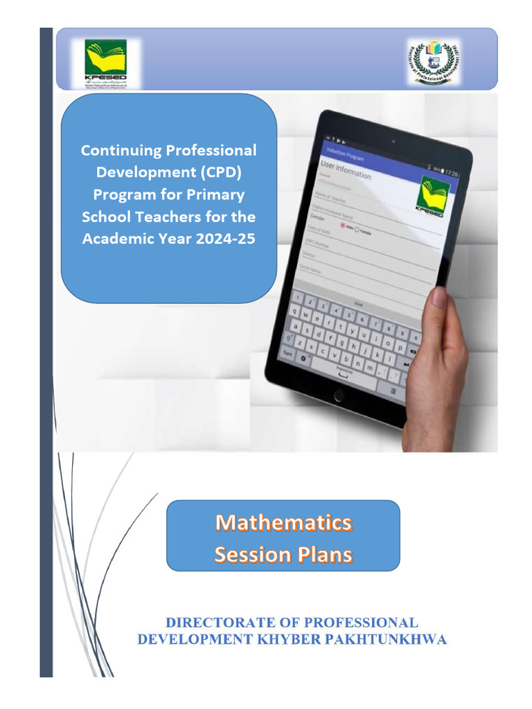 CPD Plans for Primary Teachers | PDF | Learning | Teachers