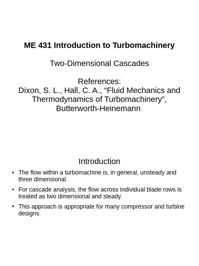 Me 431 CHPT3 | PDF | Turbomachinery | Turbine