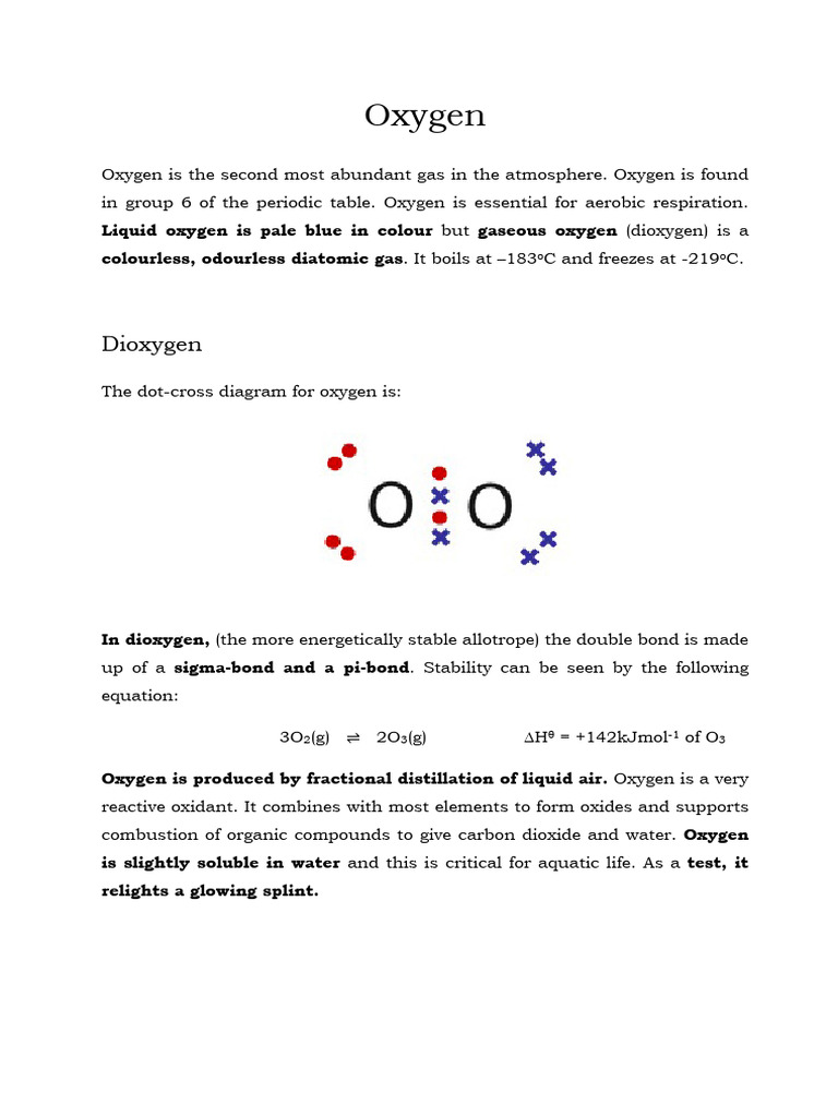 N Oxygen | PDF | Hydrogen Peroxide | Oxygen