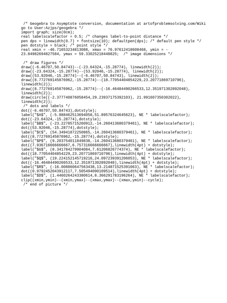 Geogebra Export | PDF