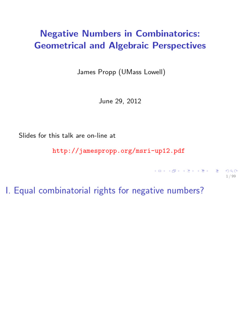 Msri Up12 | PDF | Combinatorics | Mathematics