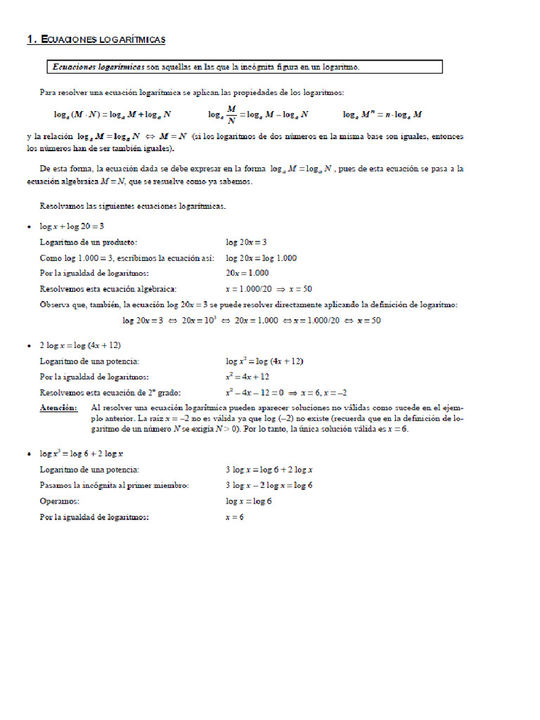 Tema 2 - Ejercicios Ecuaciones | PDF