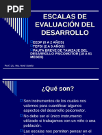 (EEDP) Escala de Evaluación Del Desarrollo Psicomotor | PDF | Relaciones personales, crianza y ...