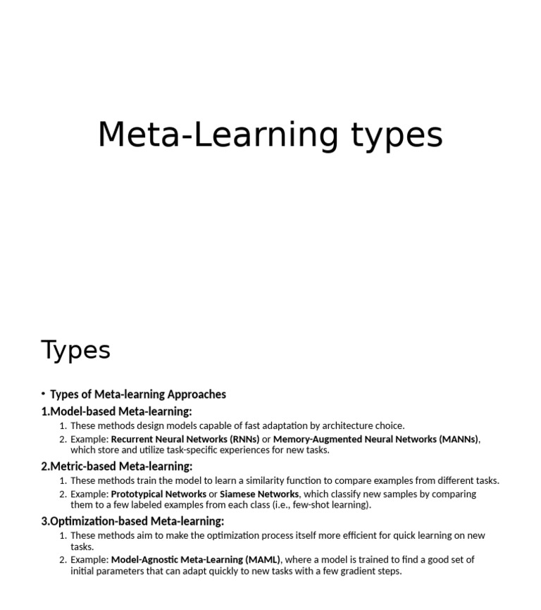 ML Types | PDF