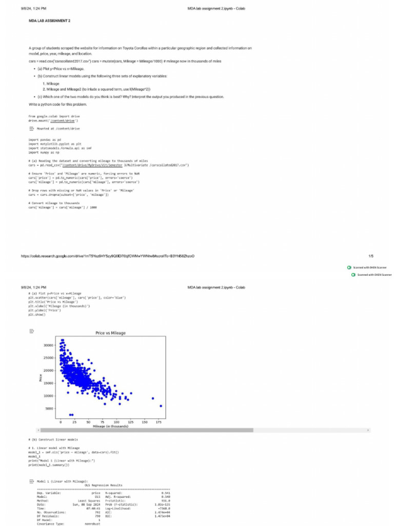 Mda Assignment 2 | PDF