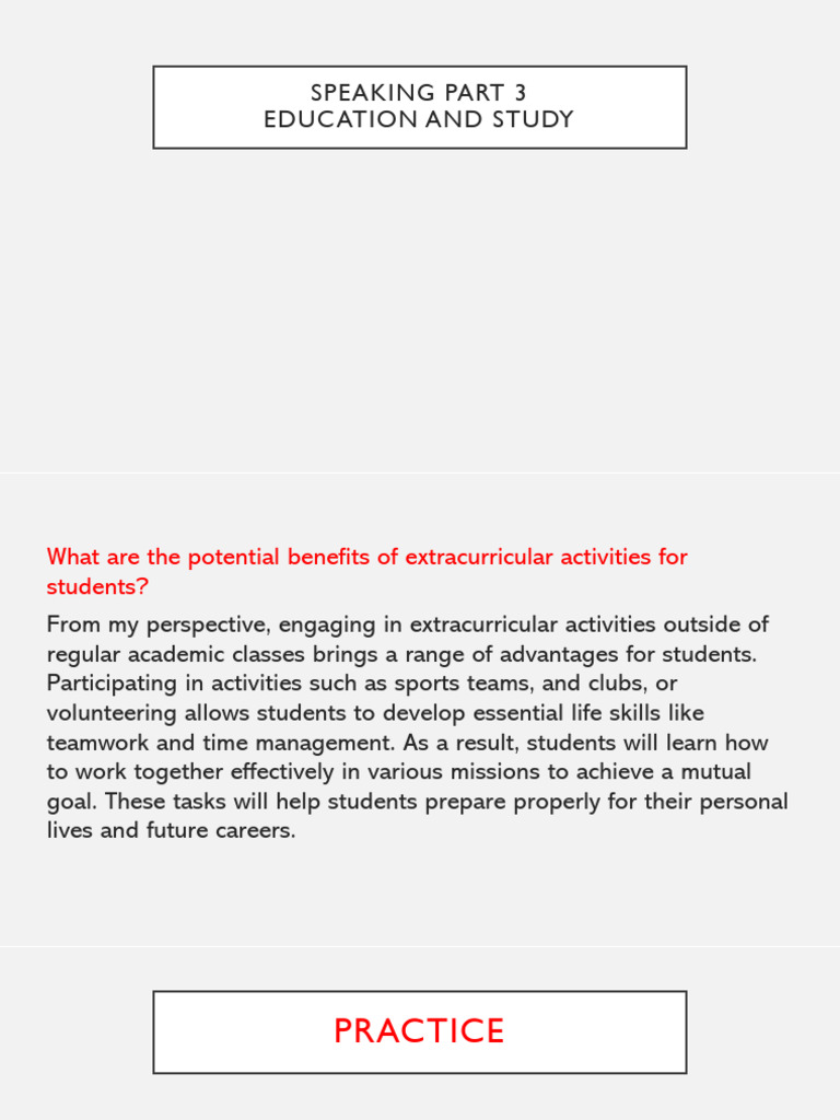 SPEAKING | PDF | Schools | Learning