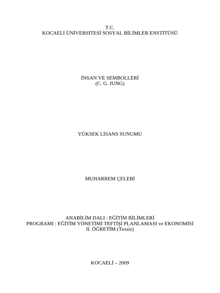 İnsan Ve Sembolleri | PDF