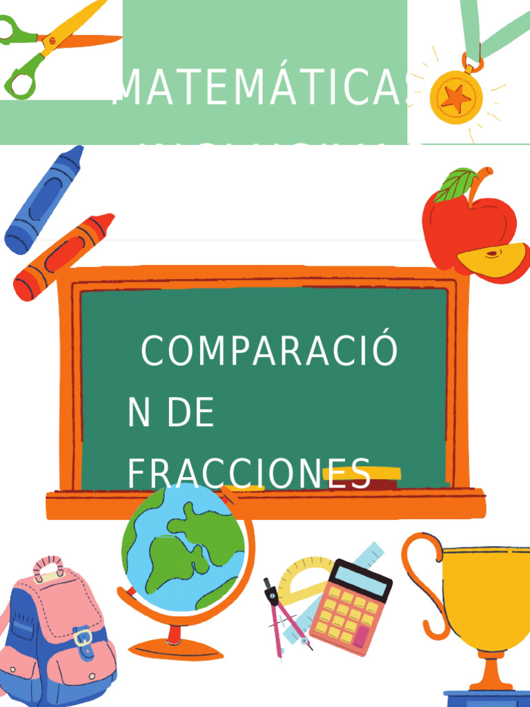 Cuaderno Comparacion de Fracciones | PDF