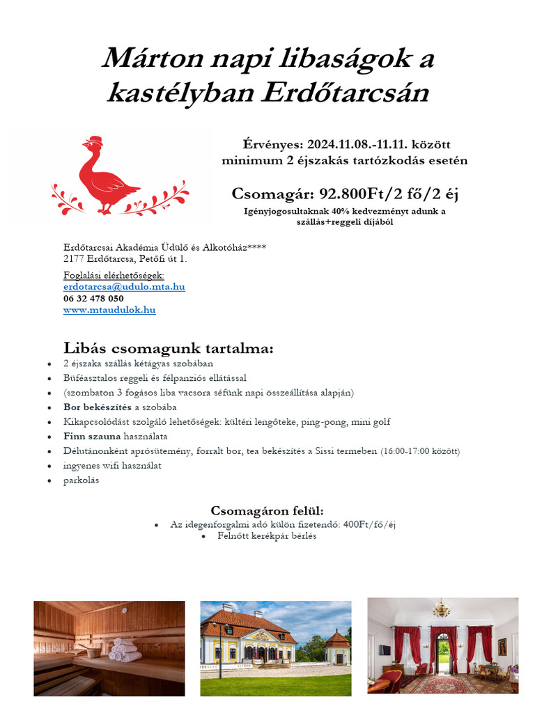 Márton Nap Erdőtarcsa | PDF