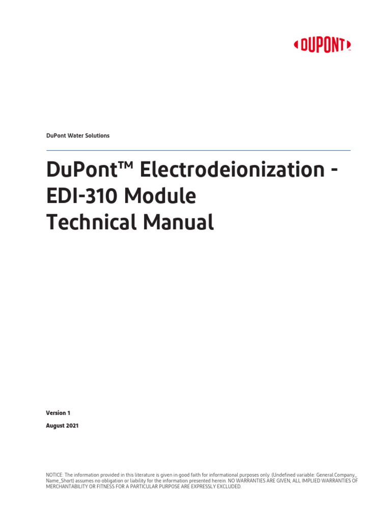 EDI 310 Module Manual 45 D01915 en | PDF | Ion | Physical Chemistry