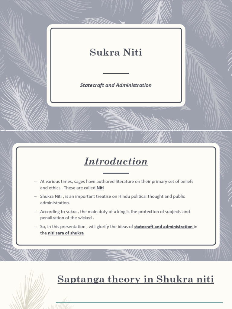 Sukra Niti | PDF | Law