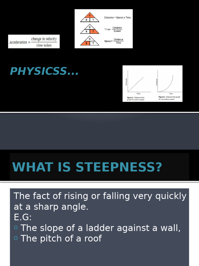 Physicss... : How Does The Steepness of A Ramp Affect The Time It Takes ...