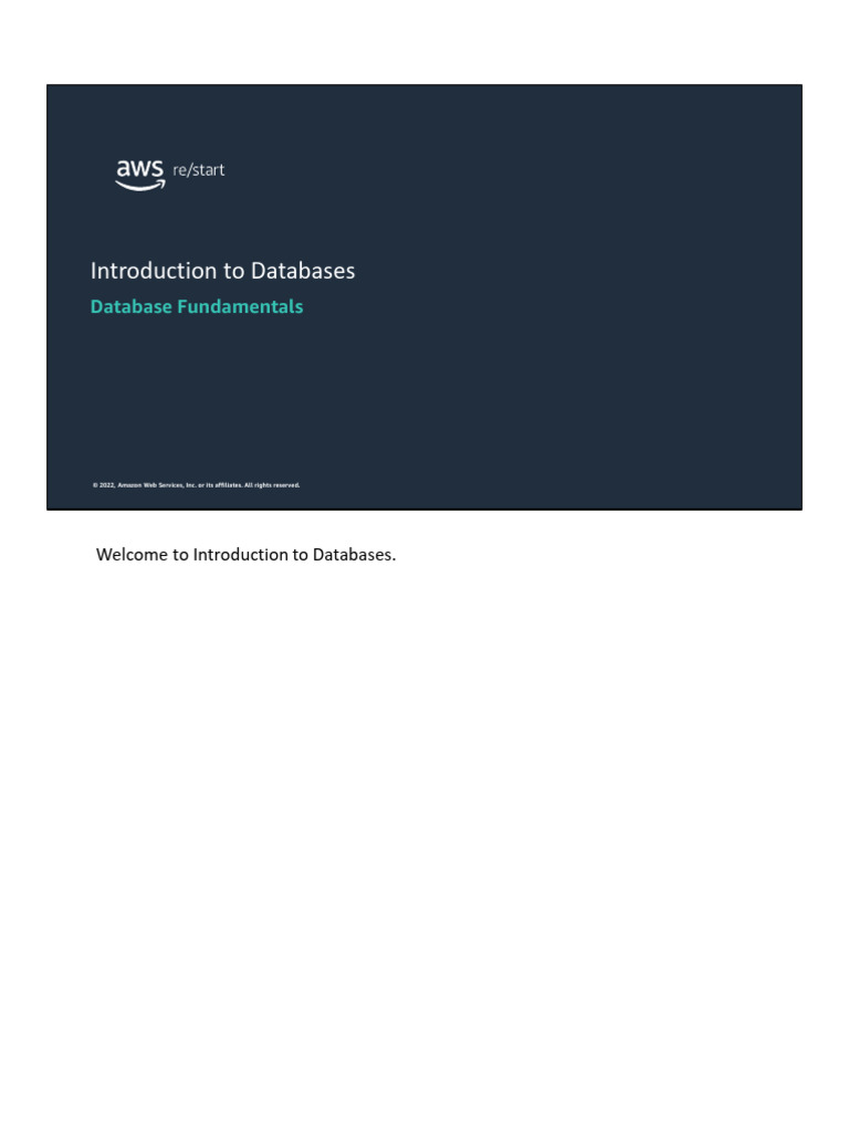 RSDB En-Us SG M06 Databasesintro | PDF | Databases | Relational Model