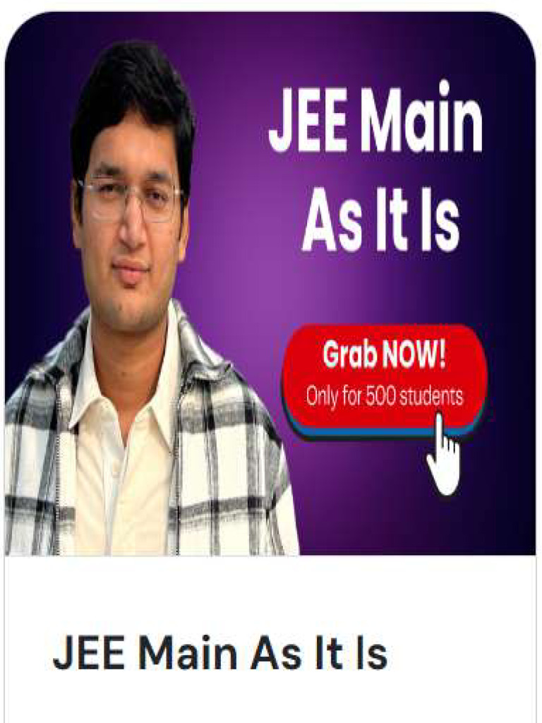 MPT 01 PHYSICS - Merged | PDF