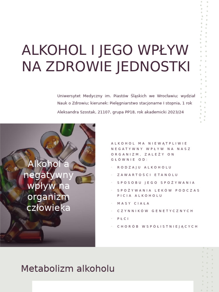 Promocja Zdrowia Prezentacja | PDF