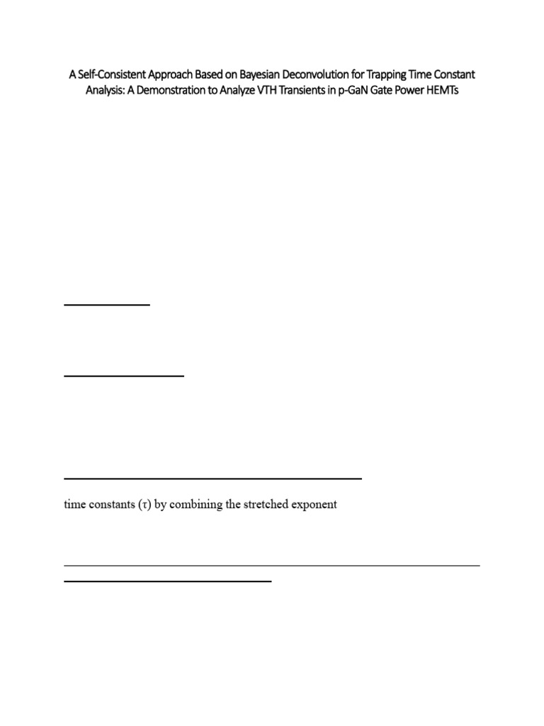 4 - A Self-Consistent Approach Based On Bayesian - Summary | PDF ...