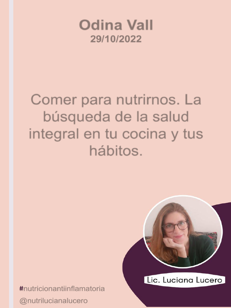 Odina Vall | PDF | ensalada | Alimentos