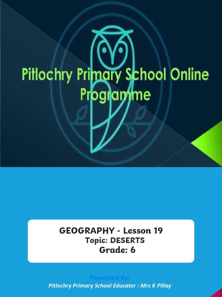 Grade 6 Geography Task 19 | PDF | Desert | Fox