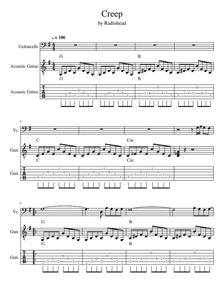 Creep | PDF | Songs Written | Recorded Music