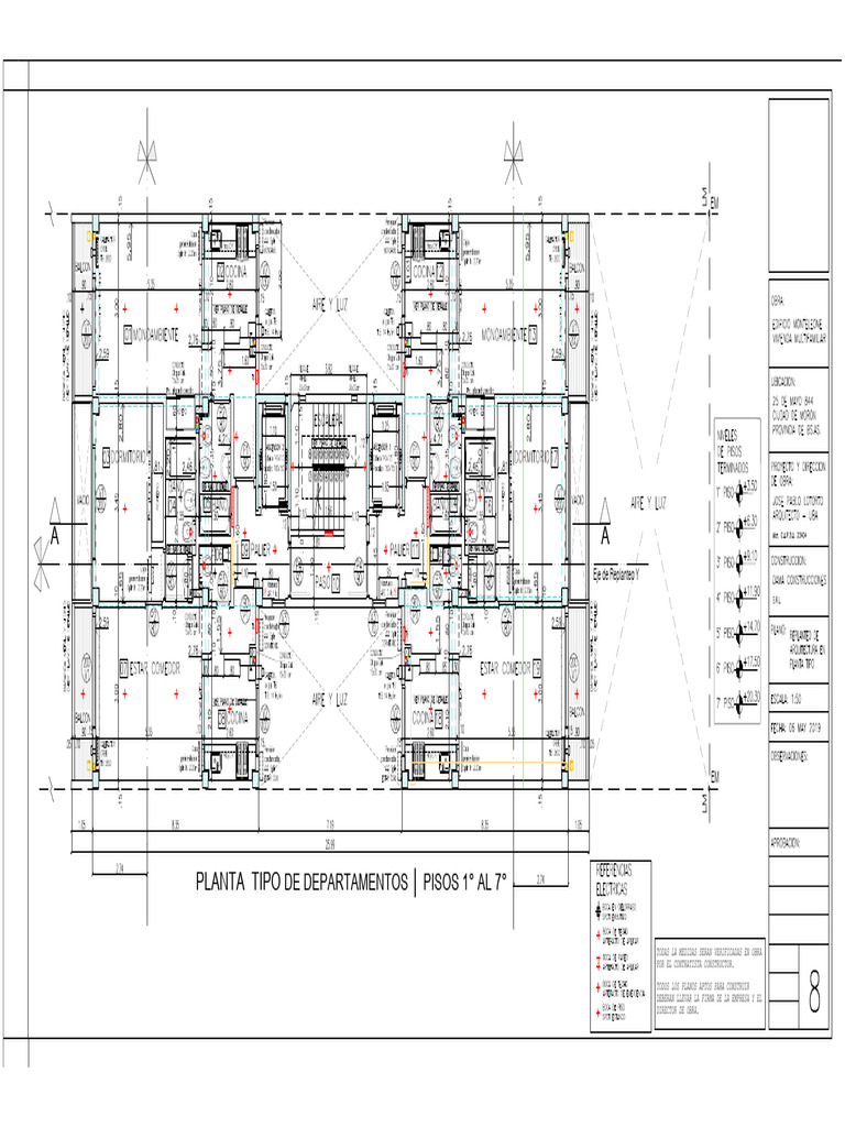Edificio Nuevo - Rep - Albañ - P. Tipo | PDF