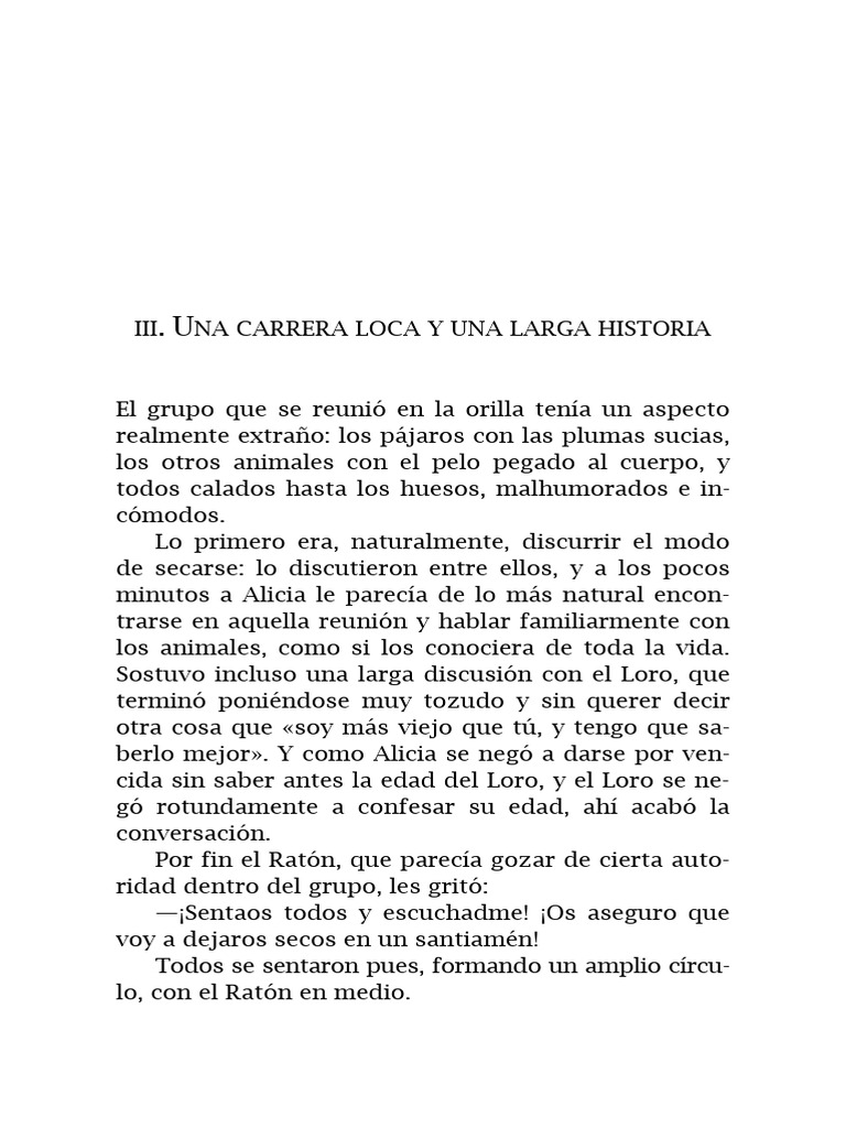 LIBRO - Alicia CAP 3 | PDF | Libros para adolescentes