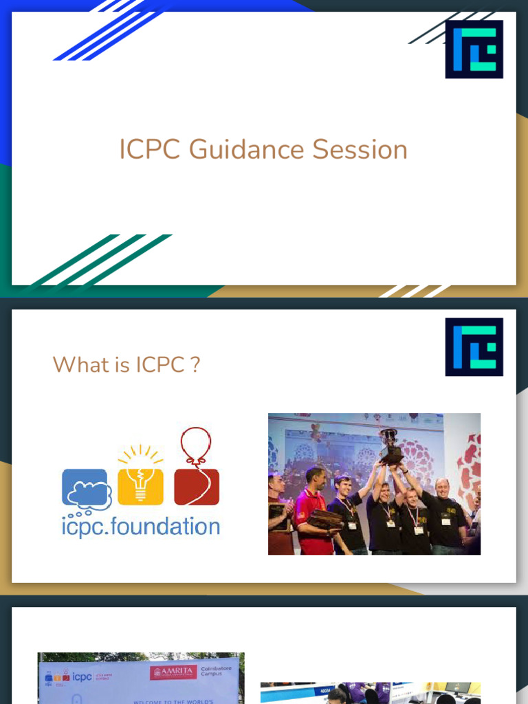 ICPC Guidance Session | PDF
