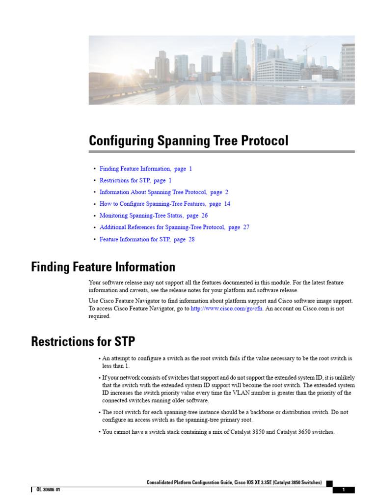 Configuring Spanning Tree | PDF | Network Switch | Computer Network