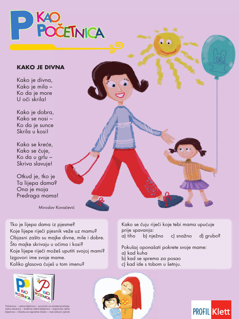 p-kao-pocetnica-plakat-majka | PDF