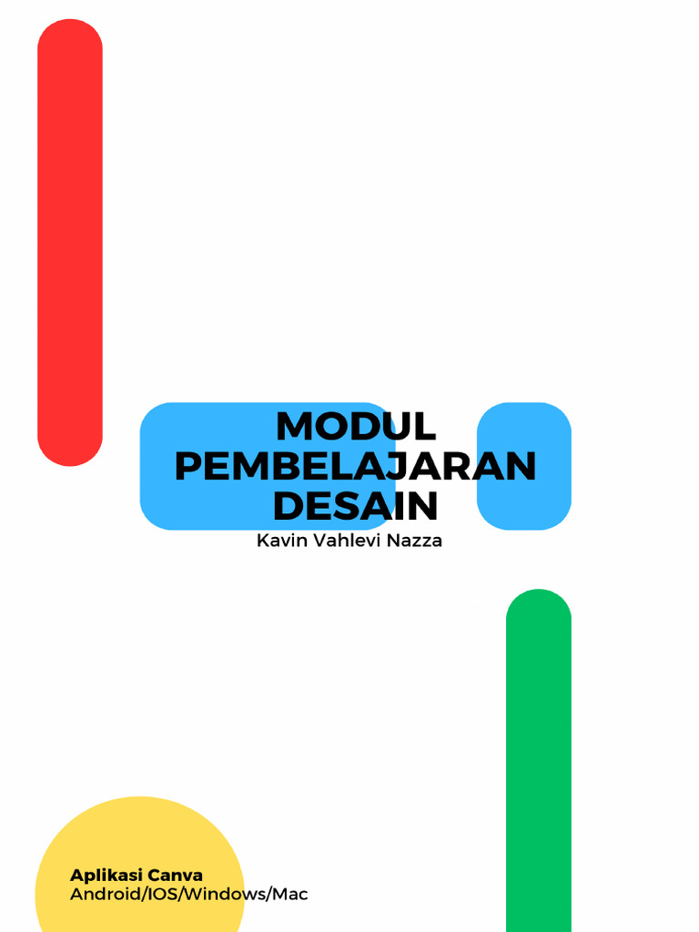 Modul Pembelajaran Desain Aplikasi Canva Pdf