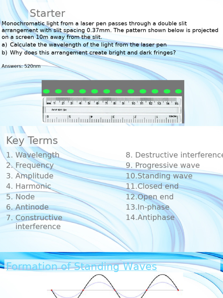 12.4 12.6 Standing Waves | PDF | Waves | Harmonic