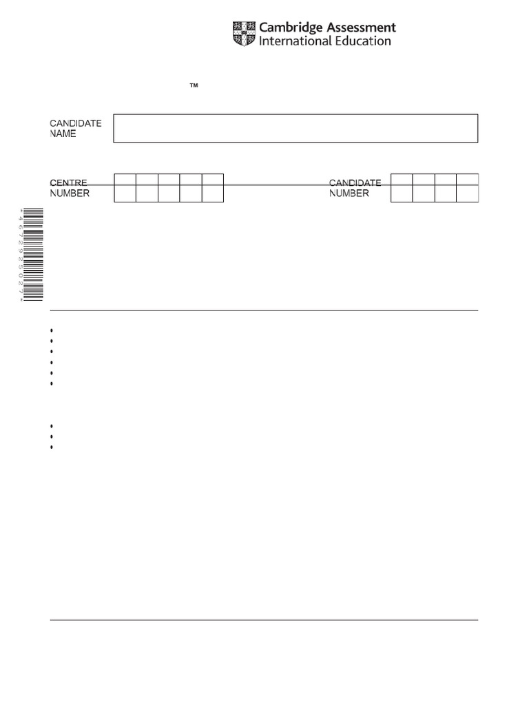 IGCSE 0457/11 Paper 1 Written Examination | PDF | Argument | Prediction