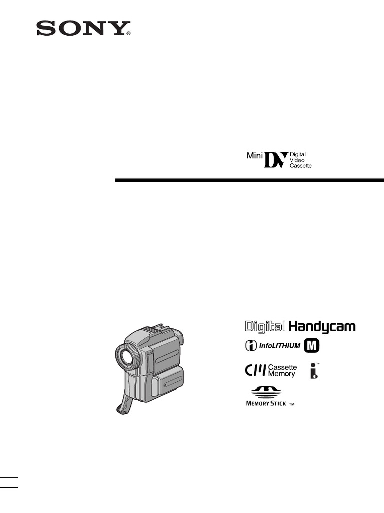 Manual Camara Video Sony Dcr-Pc110e | PDF | Pantalla de cristal líquido ...