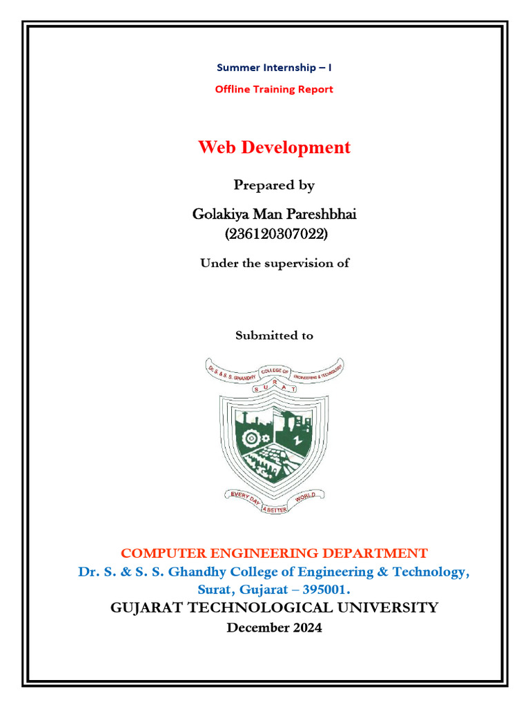 Internship Report | PDF | Html Element | Hyperlink Internship Report | PDF | Html Element | Hyperlink
