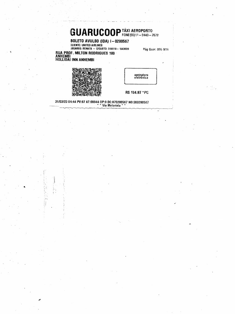14.recibo Taxi | PDF