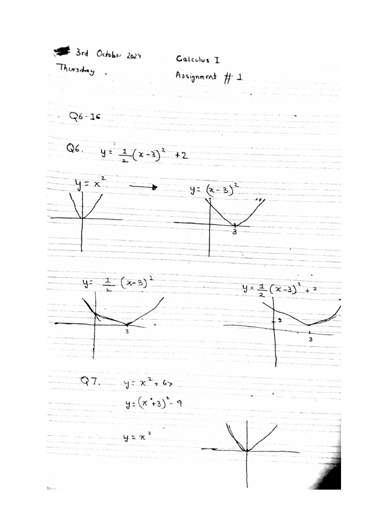 Calculus Assignment | PDF