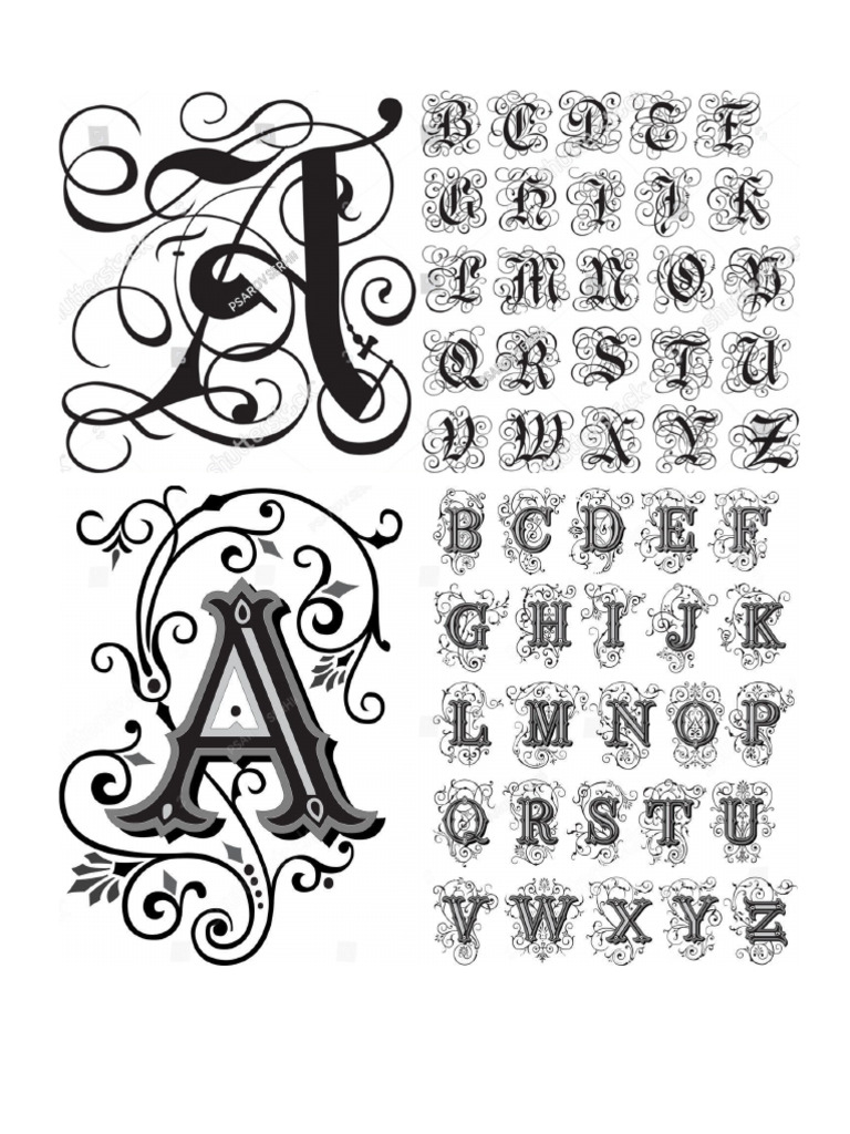 Letras Goticas | PDF