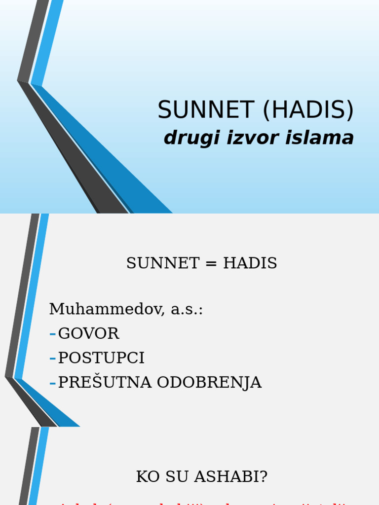 Sunnet - Drugi Izvor Islama | PDF