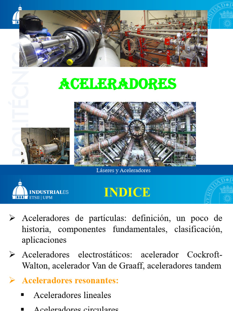 3 Aceleradores Lineales RF | PDF | Acelerador de partículas | Electrón
