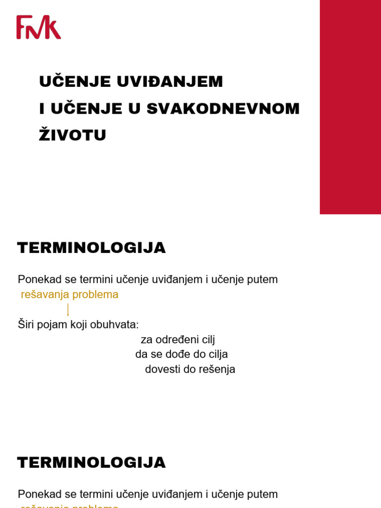 6 Ucenje Uviđanjem | PDF