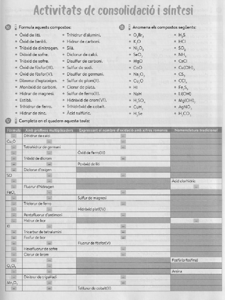 Repàs Formulació | PDF