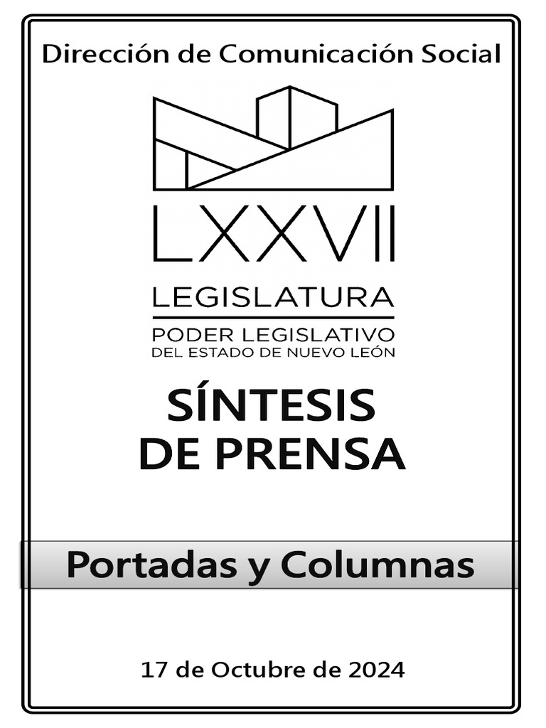 Portadas y Columnas - 20241017 | PDF