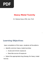 Lead Toxic Heavy Metals Fact Sheet | PDF | Lead | Medical Specialties