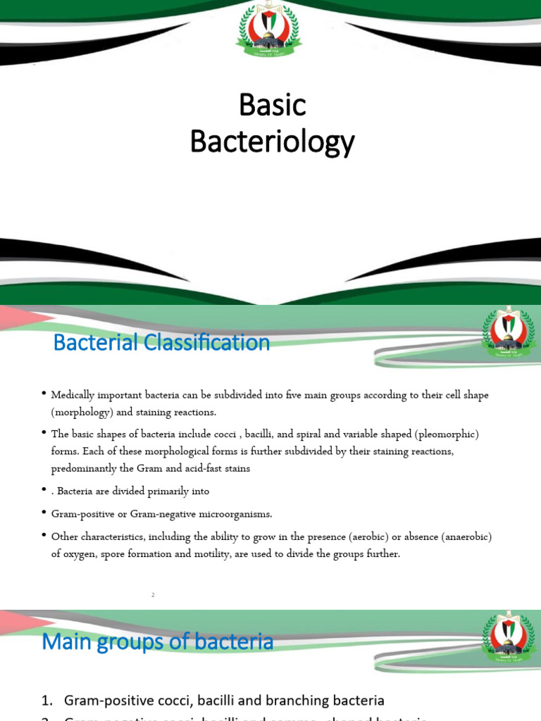 Bacteriology | PDF | Staphylococcus Aureus | Streptococcus