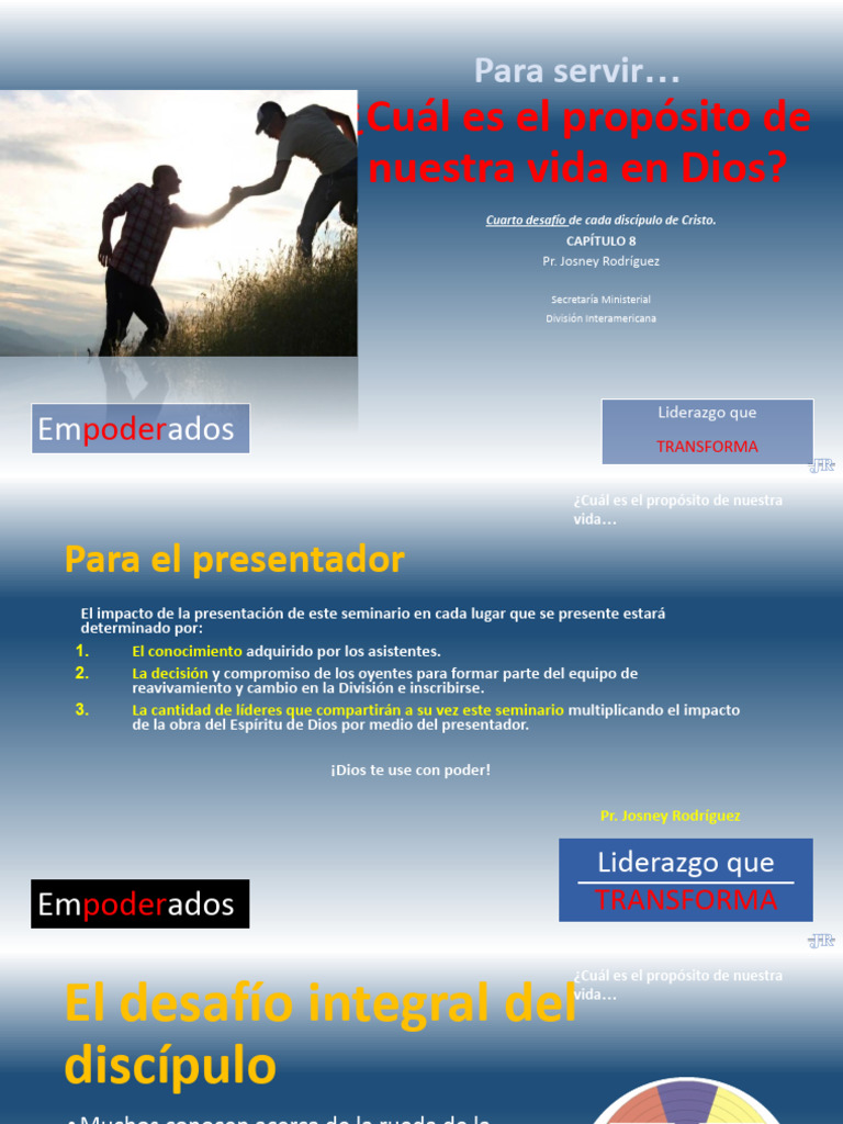 Propósito de Vida en Dios: Liderazgo Transformador | PDF | Cristo ...