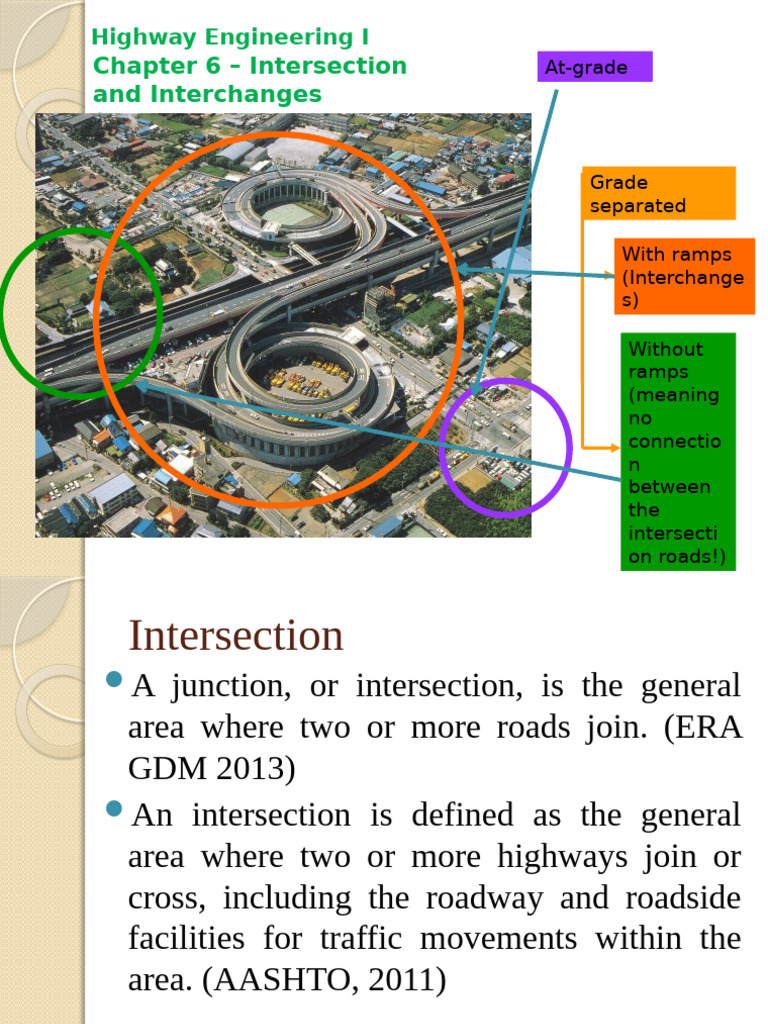 Intersections and Interchanges | PDF | Traffic | Interchange (Road)
