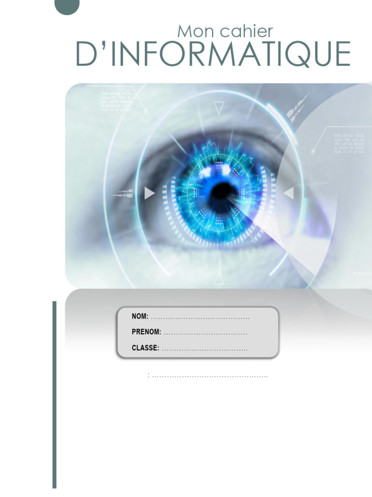 Cahier d'Informatique 2ème Année | PDF | Image numérique | Résolution d ...